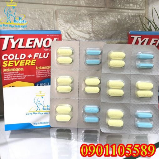Thuốc trị ho cảm Tylenol Cold Flu - HBeauty.vn - Cùng bạn đẹp mỗi ngày
