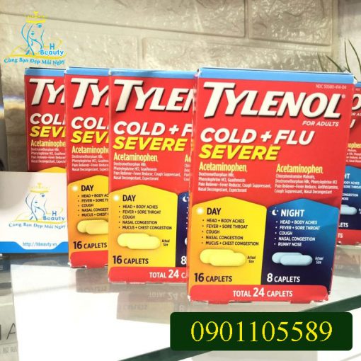 Thuốc trị ho cảm Tylenol Cold & Flu - HBeauty.vn - Cùng bạn đẹp mỗi ngày
